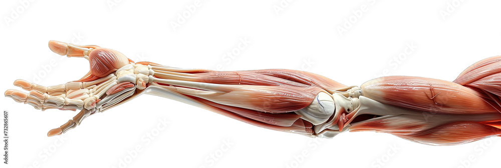 anatomy of muscle hand Stock Photo | Adobe Stock