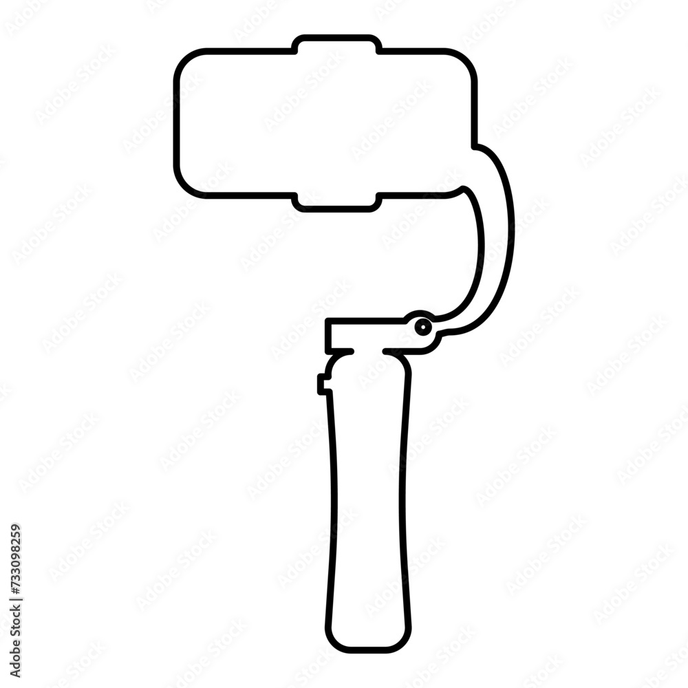 Gimbal mobile stabilizer for smartphone camera cell phone steady cam ...