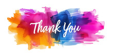 Thank You Colorful Clipart Free Stock Photo - Public Domain Pictures