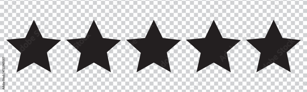 Star icon collection. Star vector icons set with shadow. White stars ...