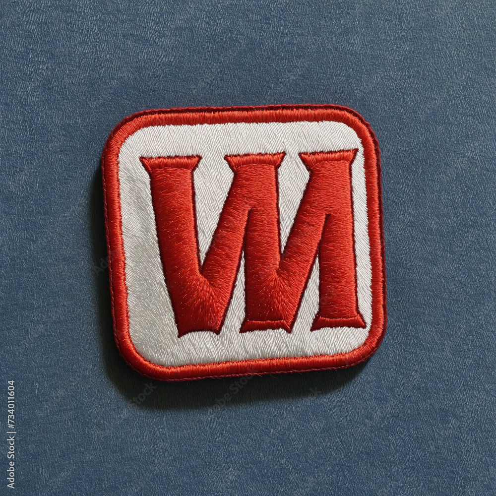 Custom Embroidered Patch on Transparent Background - PNG File Stock ...