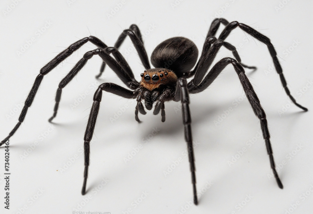 Terrifying Large Thin Black Spider - Transparent Background PNG Cutout ...