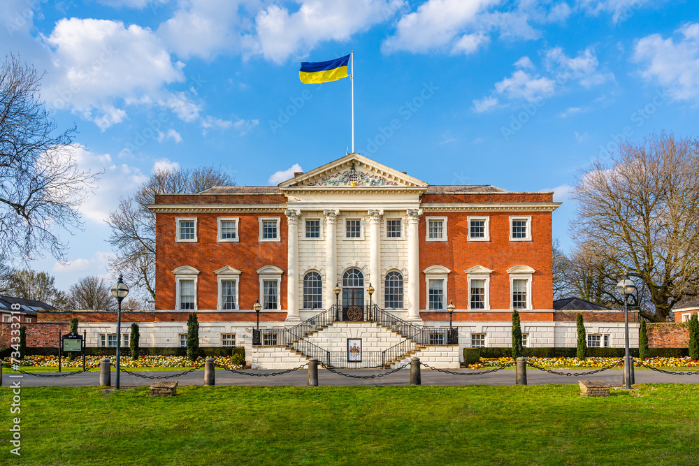 Warrington Town Hall i building built in Palladian style, originally ...