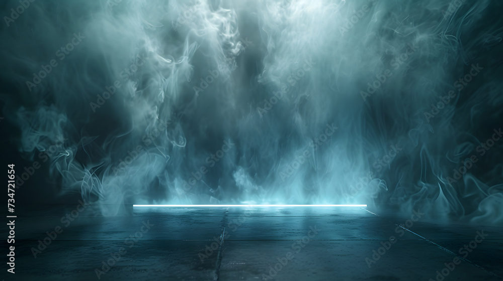 Стоковое фото «an empty textbox background with magical orange smoke ...