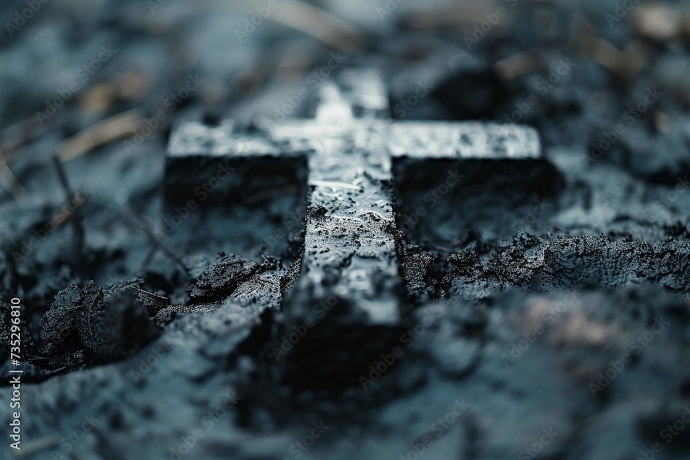 Capture the essence of Ash Wednesday with a visual representation ...