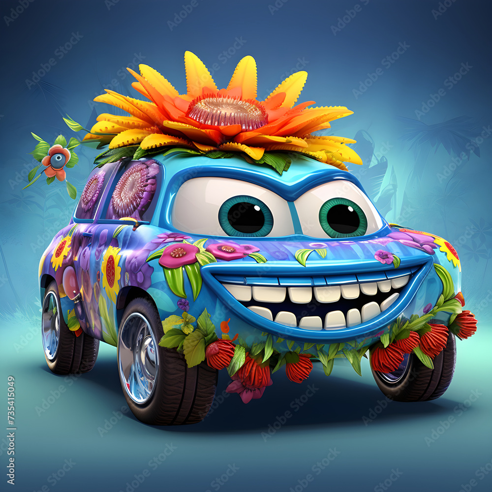 Delightful Charming Car Monster. Discover a charming car monster ...