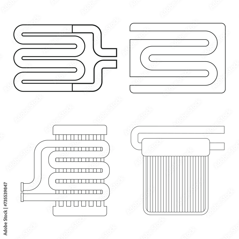 evaporator icon vector Stock Vector | Adobe Stock
