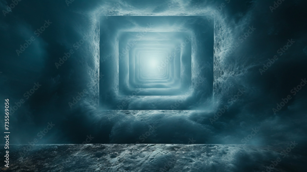 Texture of a rotating square grid with symmetrical and repetitive lines ...