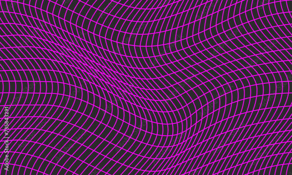 Primitive Monochrome Retro futurism Pattern. Abstract brutalist ...