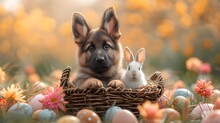 Easter Egg, Dog, German Shepherd Free Stock Photo - Public Domain Pictures