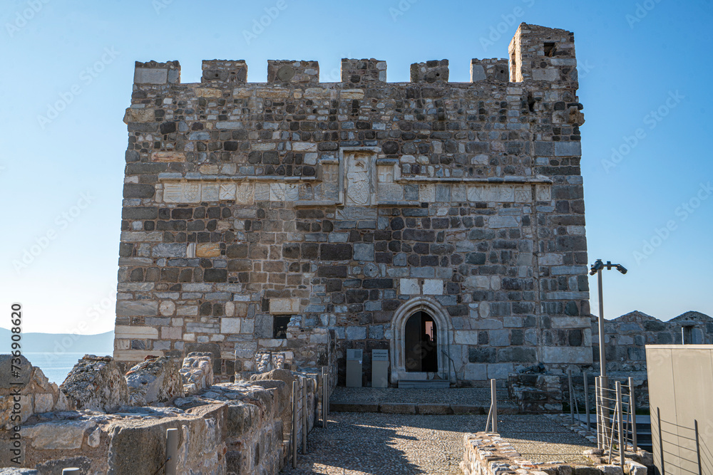 The amazing views of walls and towers of The Bodrum Museum of ...