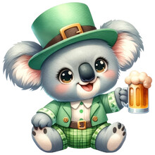 St. Patrick's Day Koala Bear Free Stock Photo - Public Domain Pictures