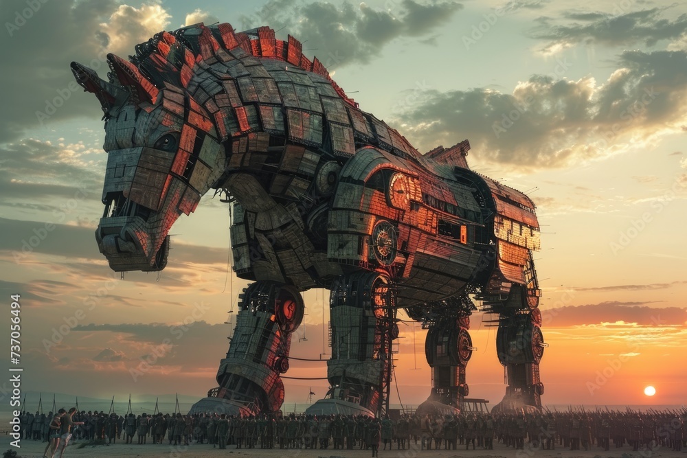 Unveiling deception: the legend of the trojan horse, a symbol of ...