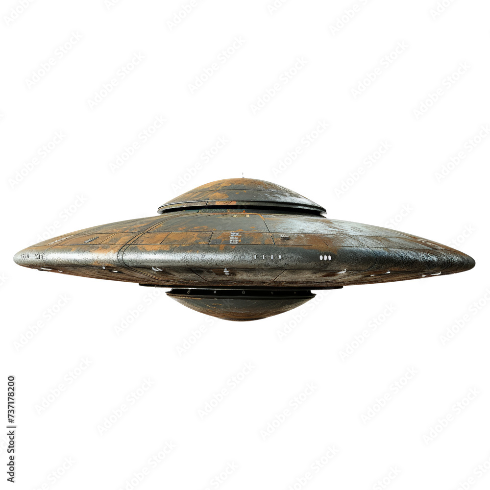 UFO, alien spaceship isolated on transparent background, cut out, png ...
