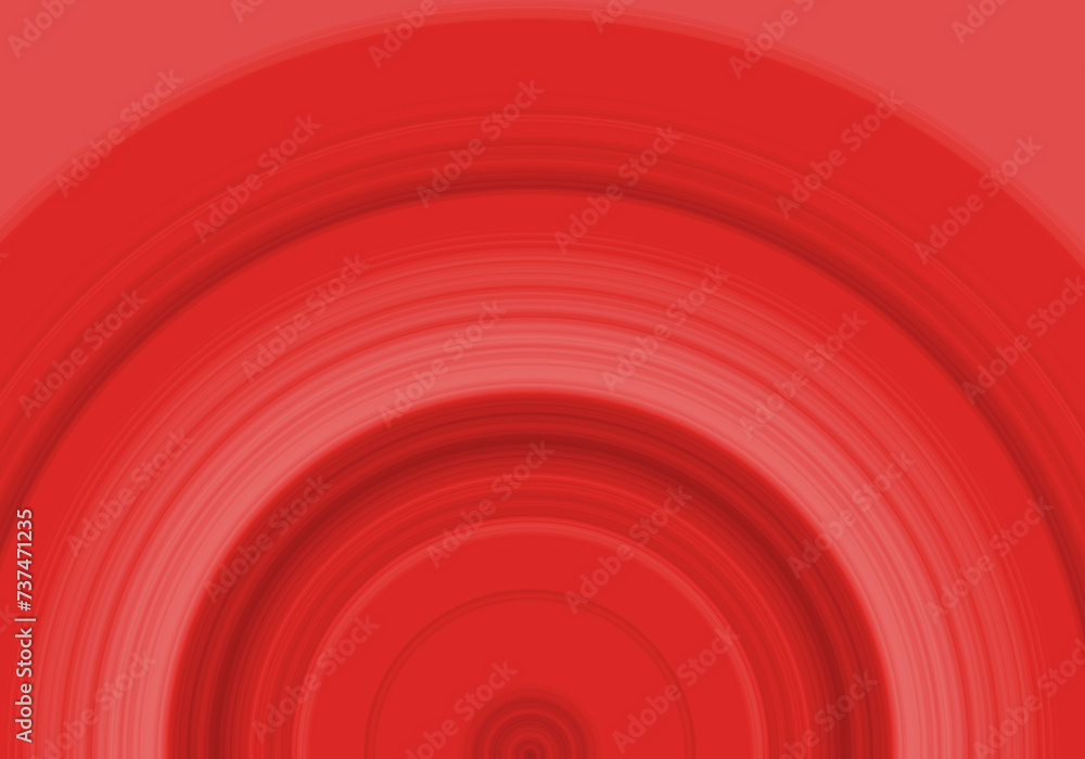 Fondo de círculos concéntricos en tonos rojos. Expansión roja. Fondo ...