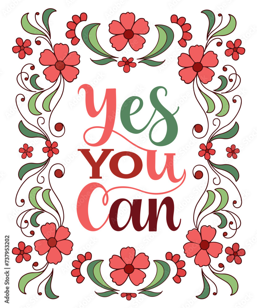 Yes you can. Inspirational and motivational quotes. Hand painted ...