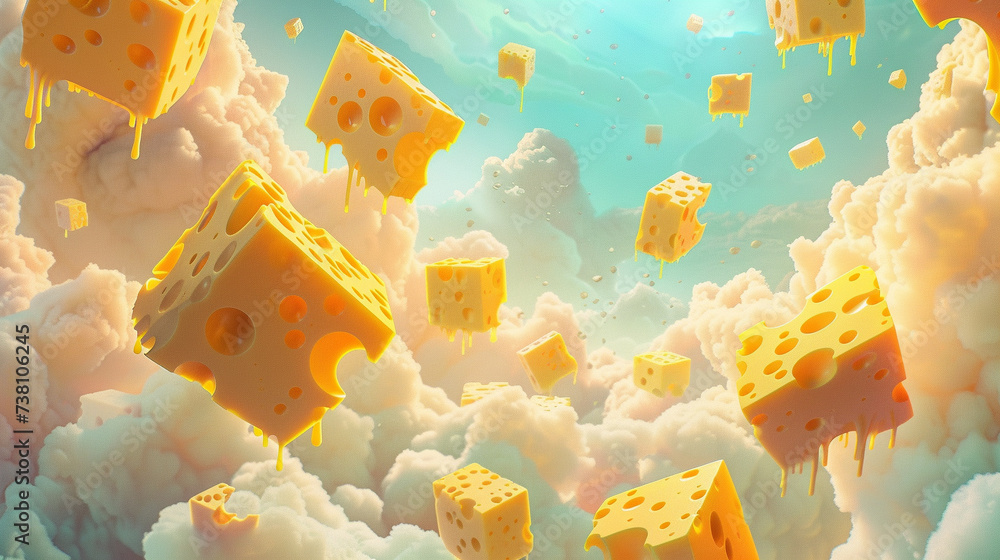 Devise an illustration that transports the viewer to a surreal world ...