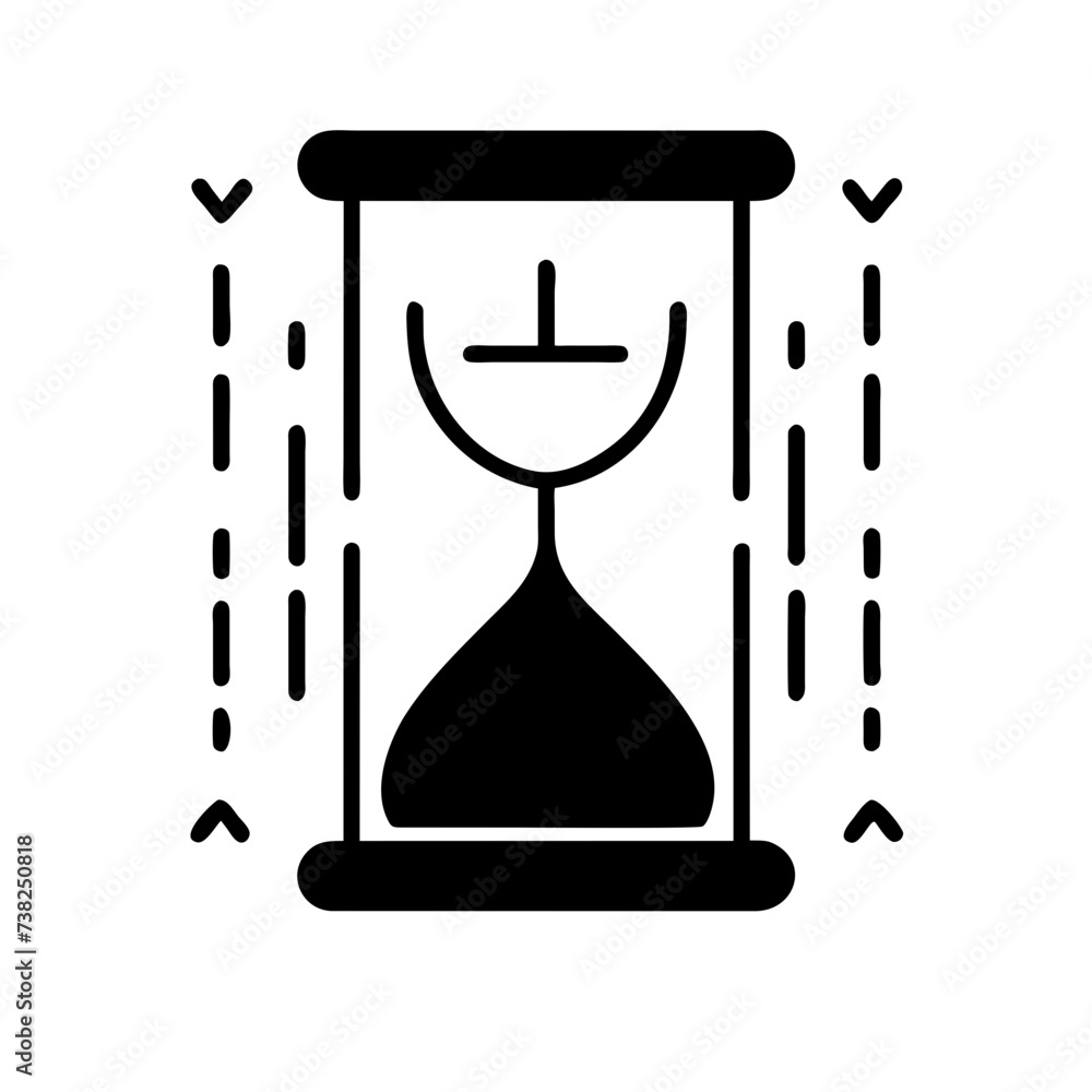 Stopwatch and timer icon, representing precision and efficiency, ideal ...