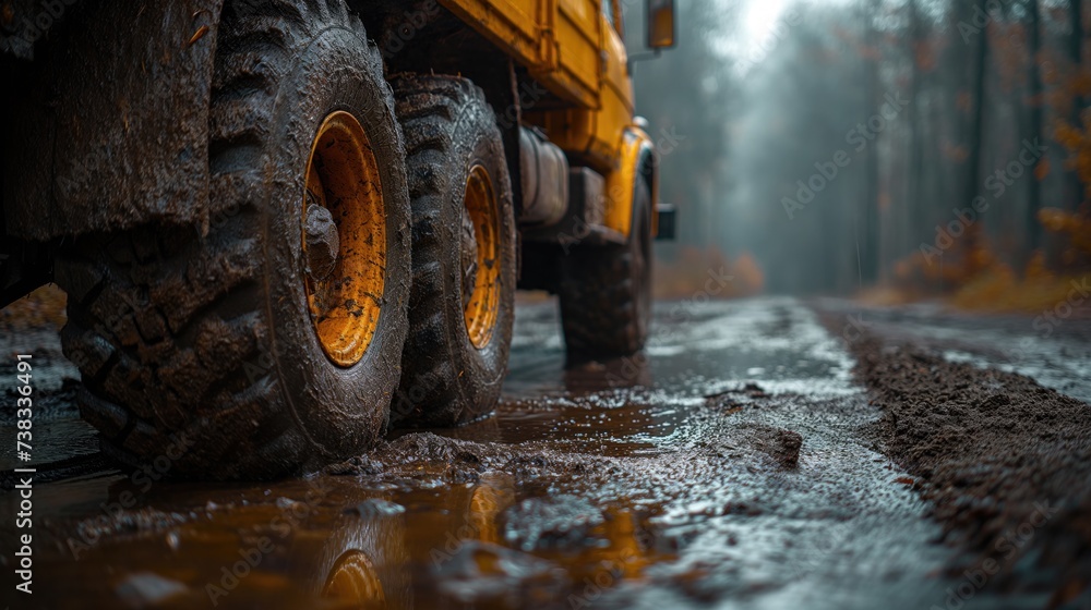 Close-up detail reveals the accumulation of dirt, dust, and grime on ...