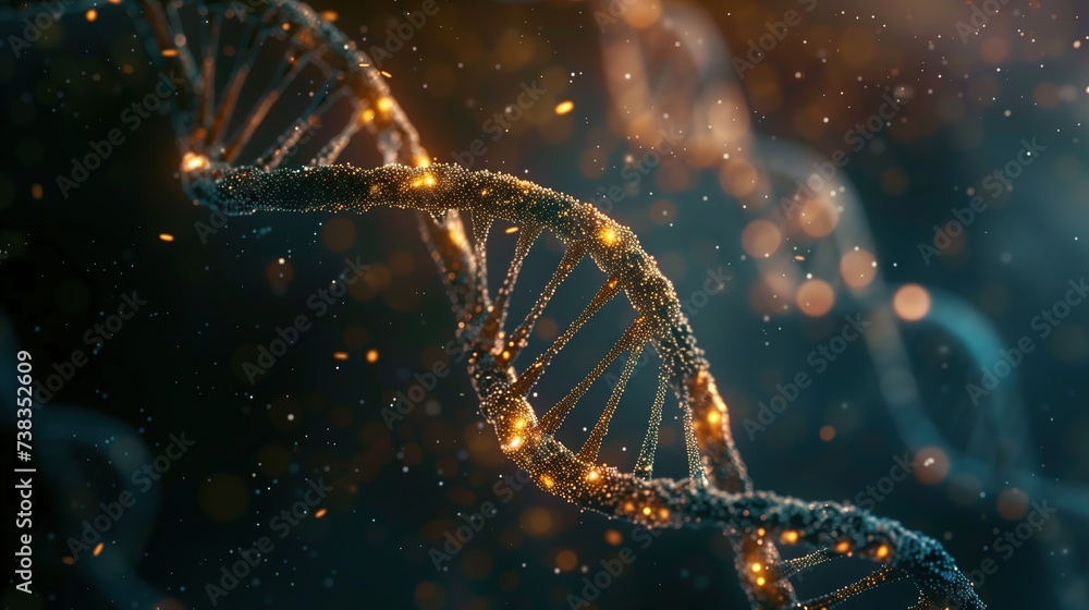 Bridging Science and Ancestry: 3D DNA Double Helix – A Visual Gateway ...