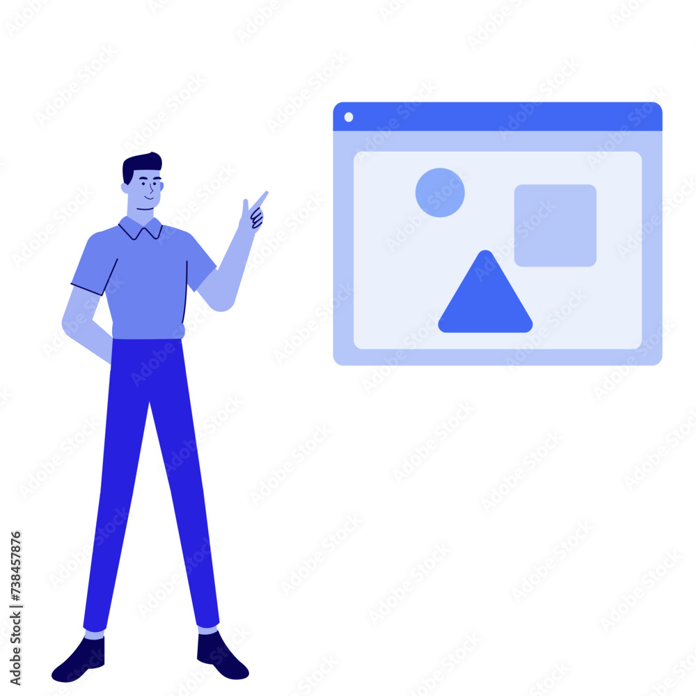 Process Mapping illustration Stock Vector | Adobe Stock