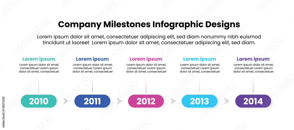 Easy to use for your website or presentation. Business infographic for ...