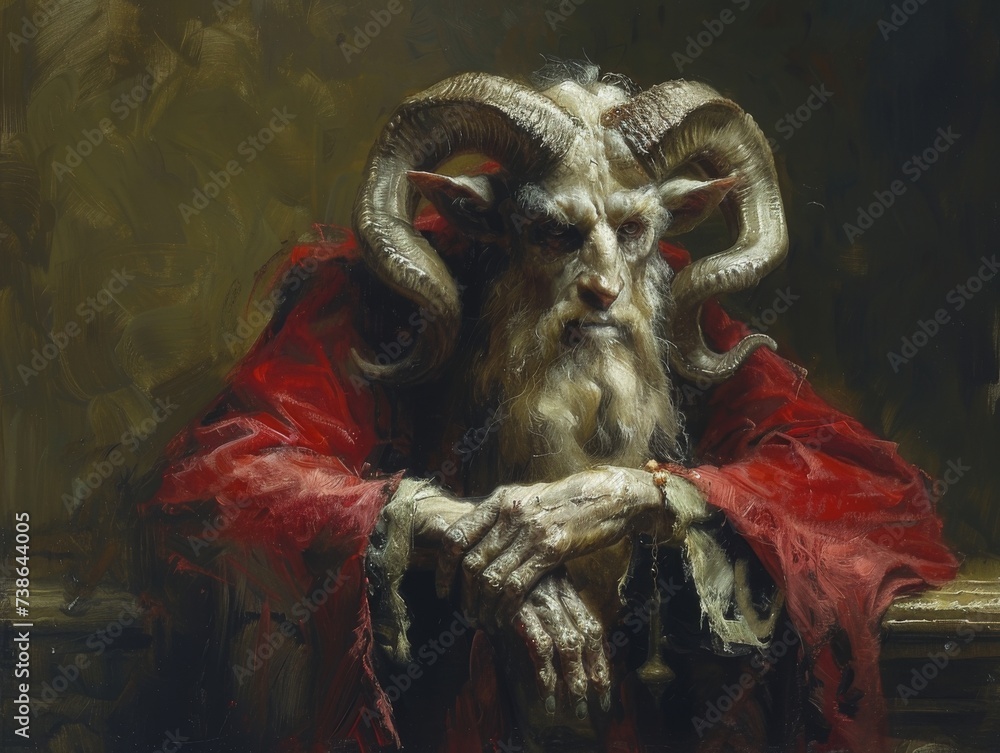 Demon as a cunning lawyer twisting words in a courtroom a dance of ...