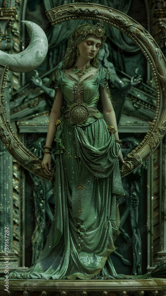 Cature Liliths goddess form in HDR 4K UHD Octanerendered glory ...