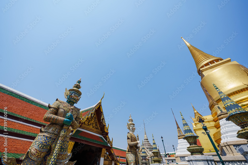Places inside Wat Phra Kaew Grand Palace. Here are the main tourist ...