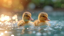 Sparkling Duck Free Stock Photo - Public Domain Pictures