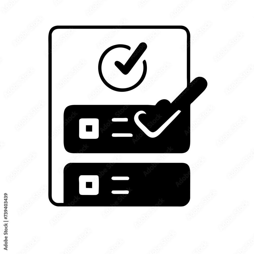 Check Mark Icon: Vector Illustration of a Tick Symbol, Perfect for ...