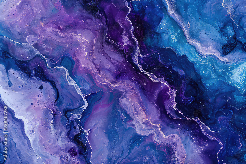 Pink, blue and purple marble abstract background texture. Indigo blue ...