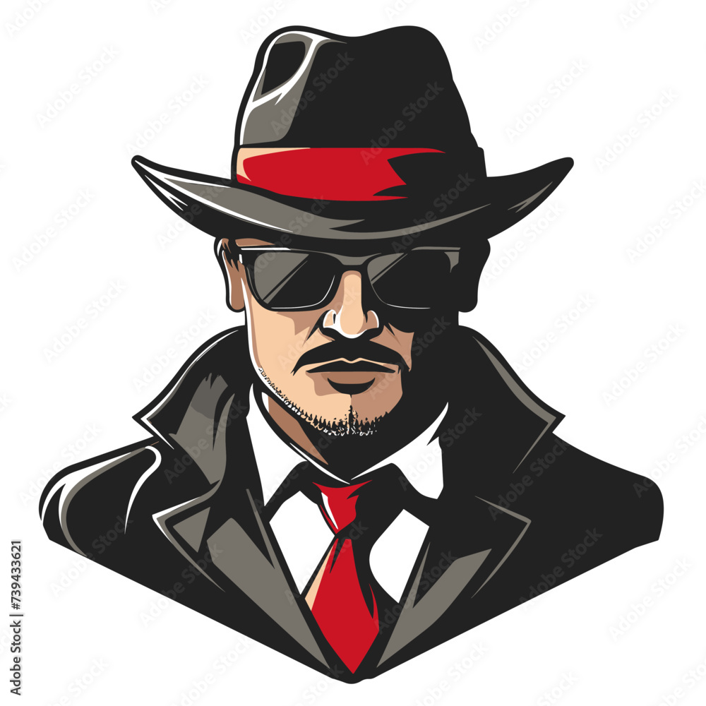 Mafia esport vector logotype, logo mafia, icon mafia, sticker mafia ...