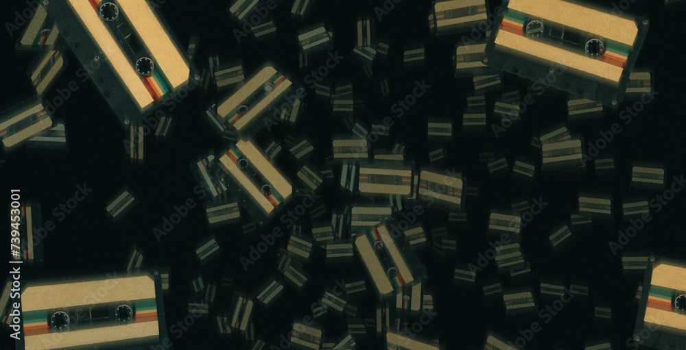 Vintage Striped Backgrounds, Loop Samples, Retro Colors from the 1970s ...