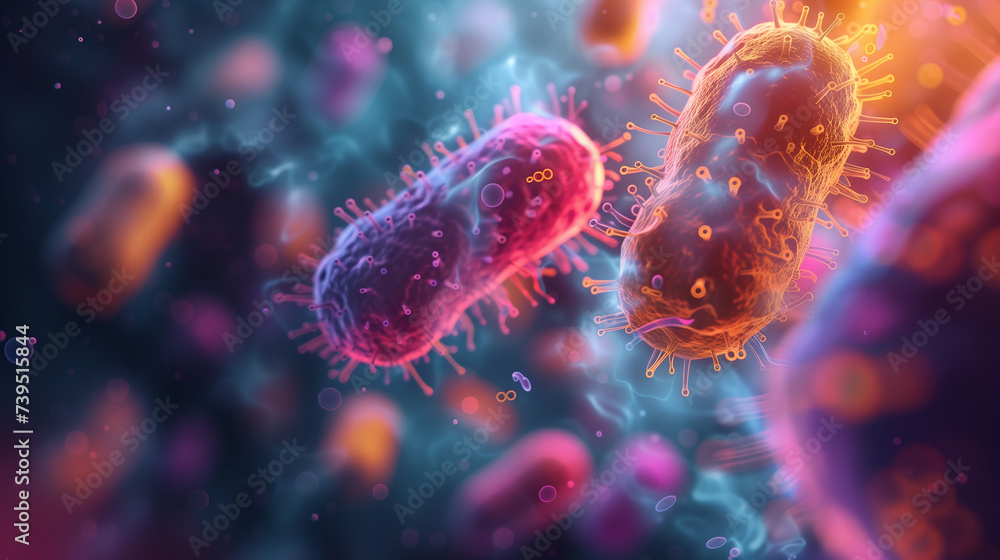 Witness intricate details of viruses and bacteria magnified through ...