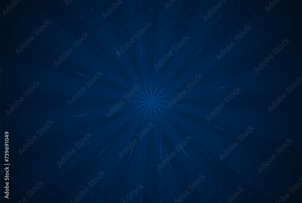 Blue background with sun rays Stock Vector | Adobe Stock