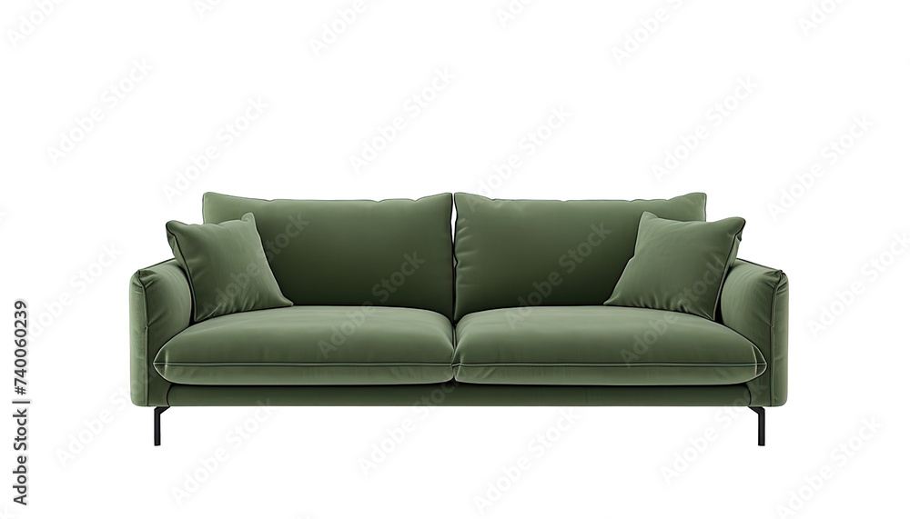 Green colored Modern sofa Furniture set for interior design png ...