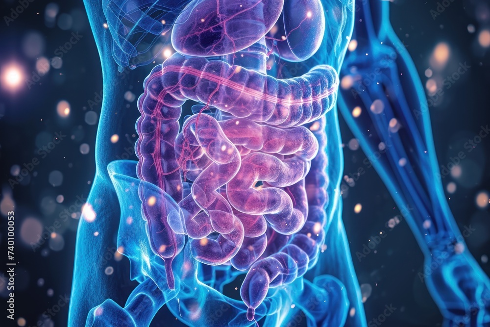 Human Digestive System Anatomy Stock Photo | Adobe Stock