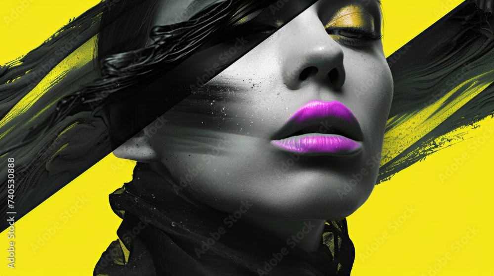 Edgy and modern layout of high end fashion shoot in combination with ...