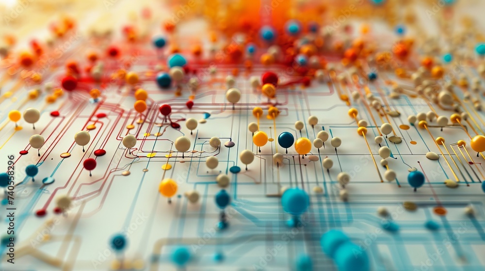 Simplifying Information: Using Diagram to Condense Data Stock Illustration | Adobe Stock