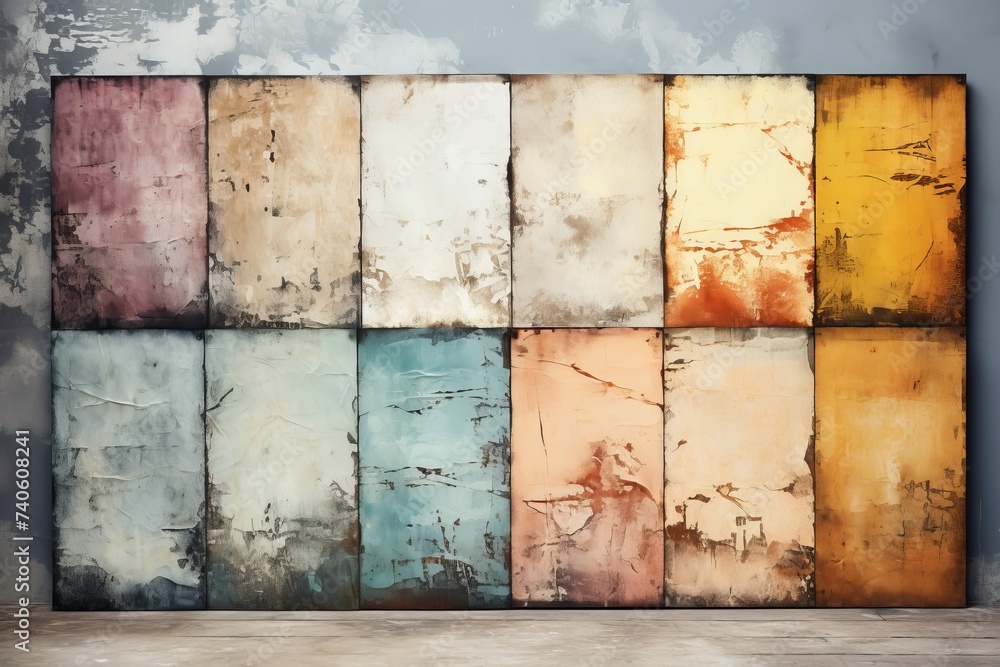Celebrate the artistry of imperfection with a grunge texture background ...