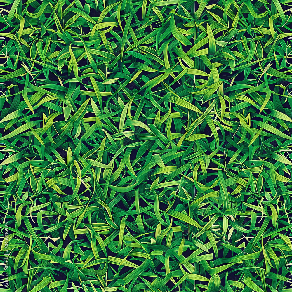 Seamless green grass texture for high-quality landscaping, virtual ...