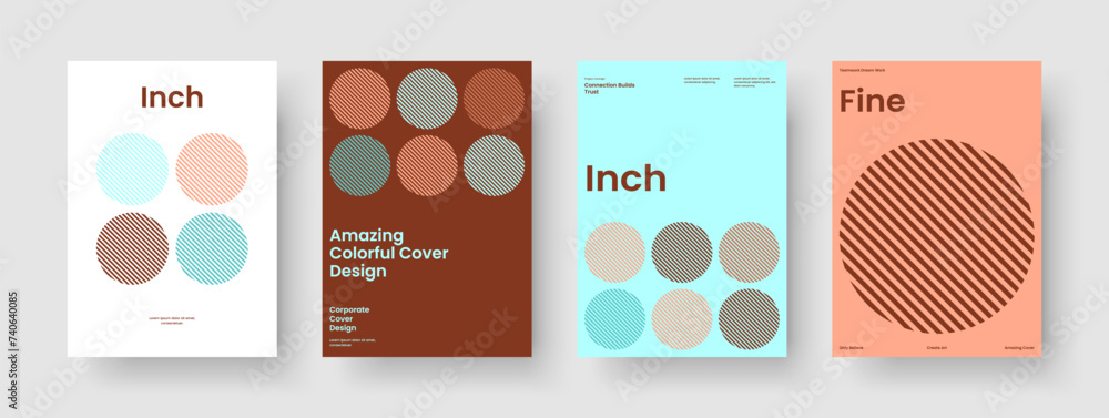 Creative Banner Layout. Geometric Poster Design. Isolated Background ...