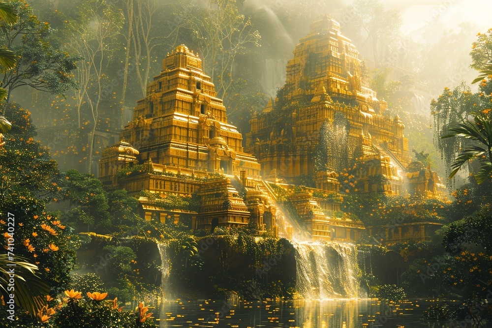 Immerse yourself in the sacred temple of El Dorado, where priests ...