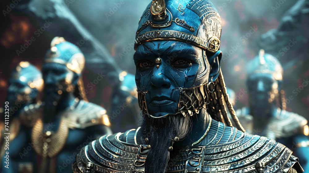 Anunnaki Warlord Cheif Alein Human Hybrid. Guardian of Ancient Secrets ...