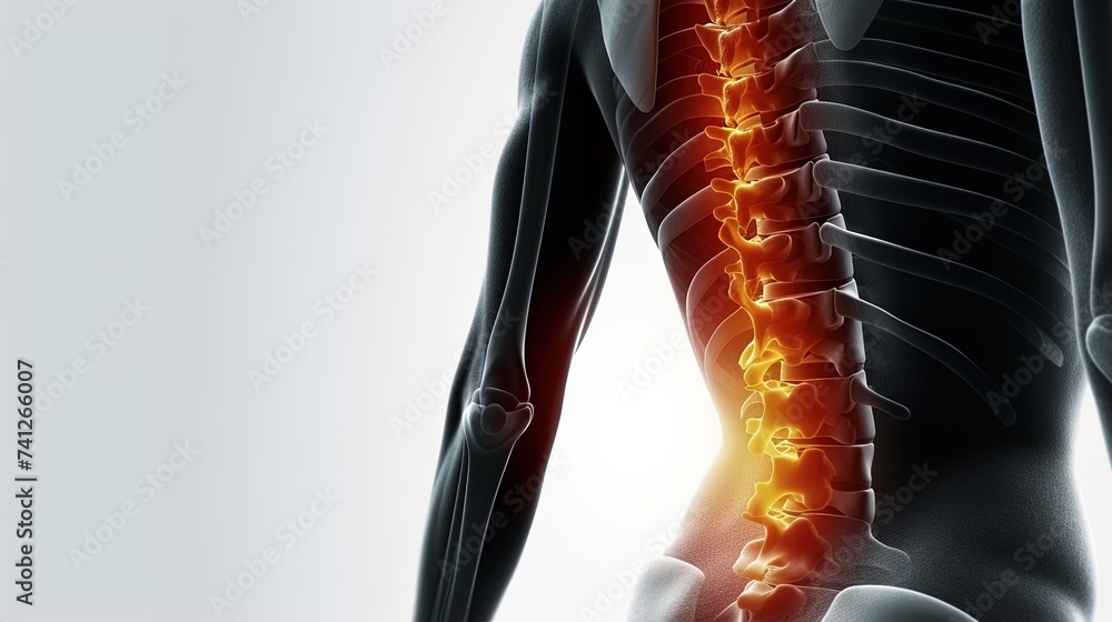 Persona with back pain, protrusion and hernia of the spine. Help from ...