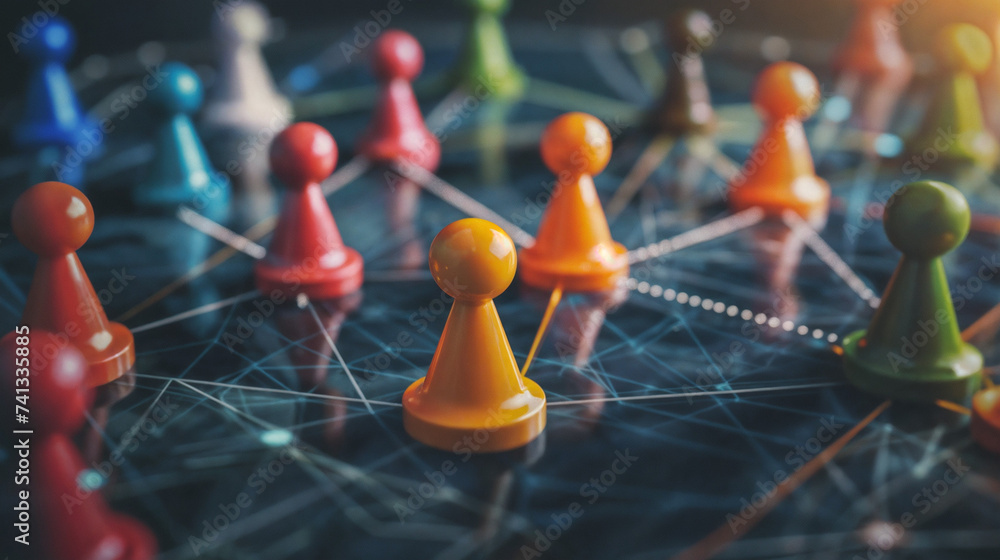 Stock-Foto „Business Professional Deploying Personnel, Hierarchical ...