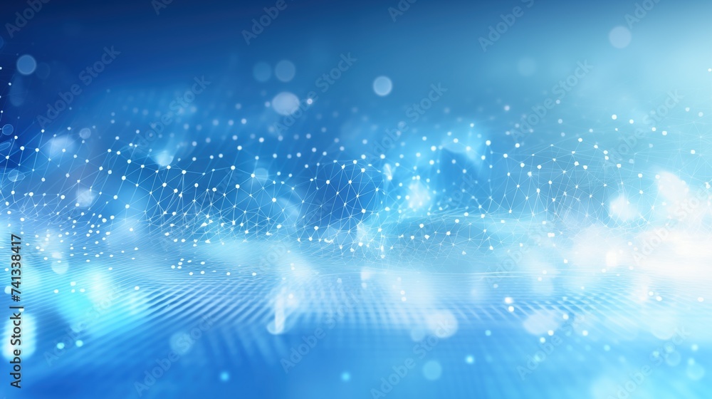 Light blue abstract neutral glowing backround for digital technology ...