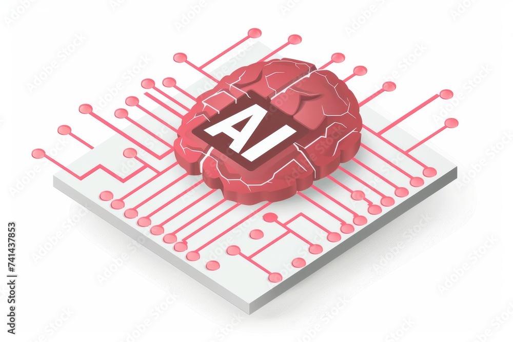 AI Brain Chip brain health assessment. Artificial Intelligence k means ...