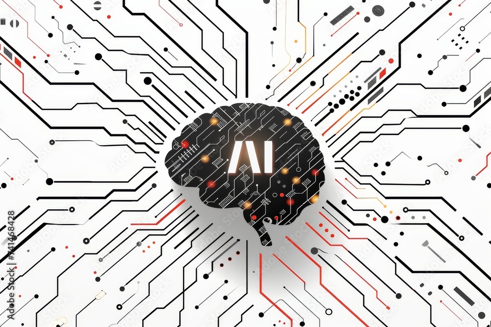 AI Brain Chip ann. Artificial Intelligence ai education human future ...